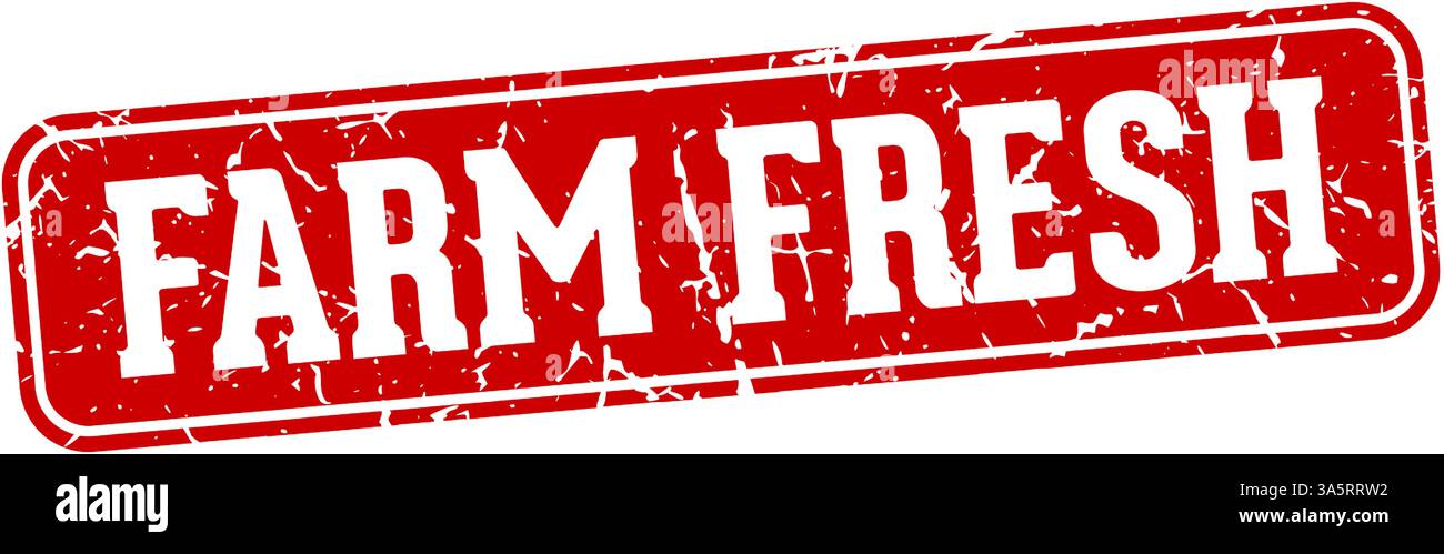 farm fresh stamp. farm fresh rectangular sign isolated on transparent ...