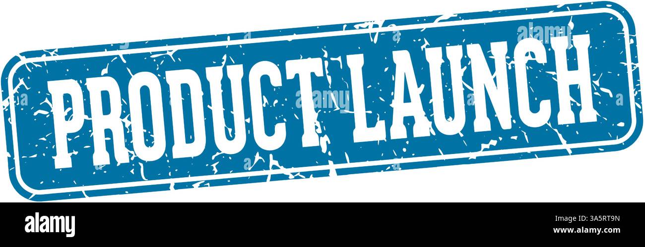 product launch stamp. product launch rectangular sign isolated on ...