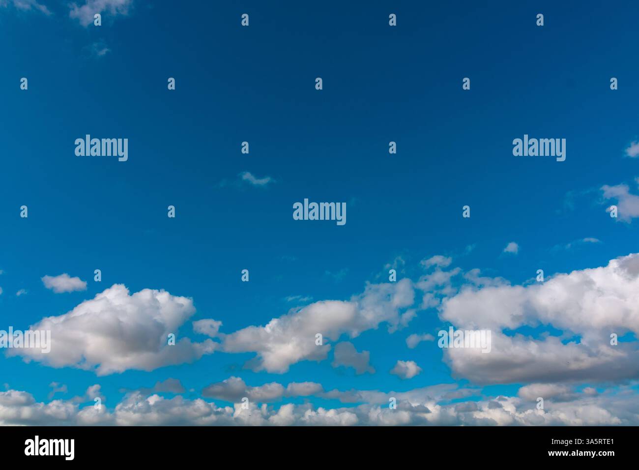 Open Air background photo. A vast sky filled with scattered, soft cloud ...