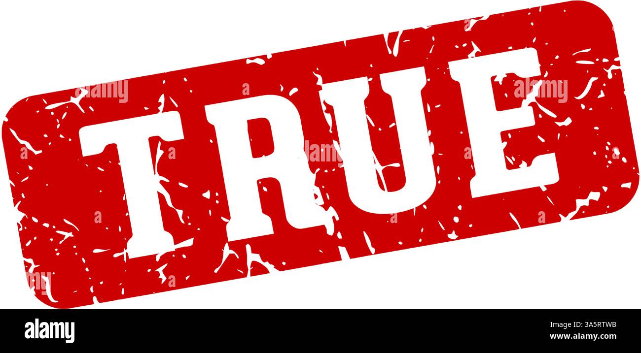 true stamp. true rectangular sign isolated on transparent background Stock Vector Image & Art ...