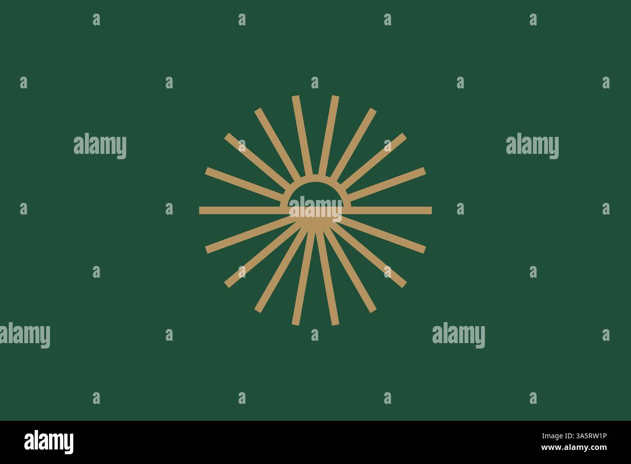 Golden Dawn Logo Abstract Illustration Nature Farm Agricultural Field ...