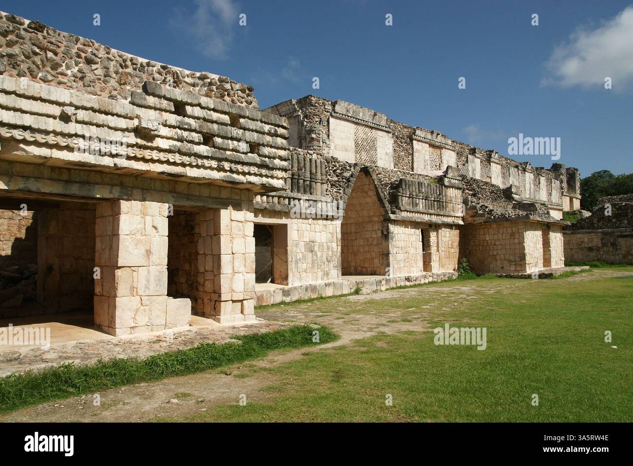 Mexico. Yucatan. Uxmal city. Puuc style. The Quadrangle of the Birds ...