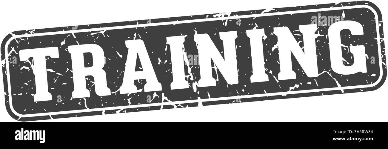 training stamp. training rectangular sign isolated on transparent ...