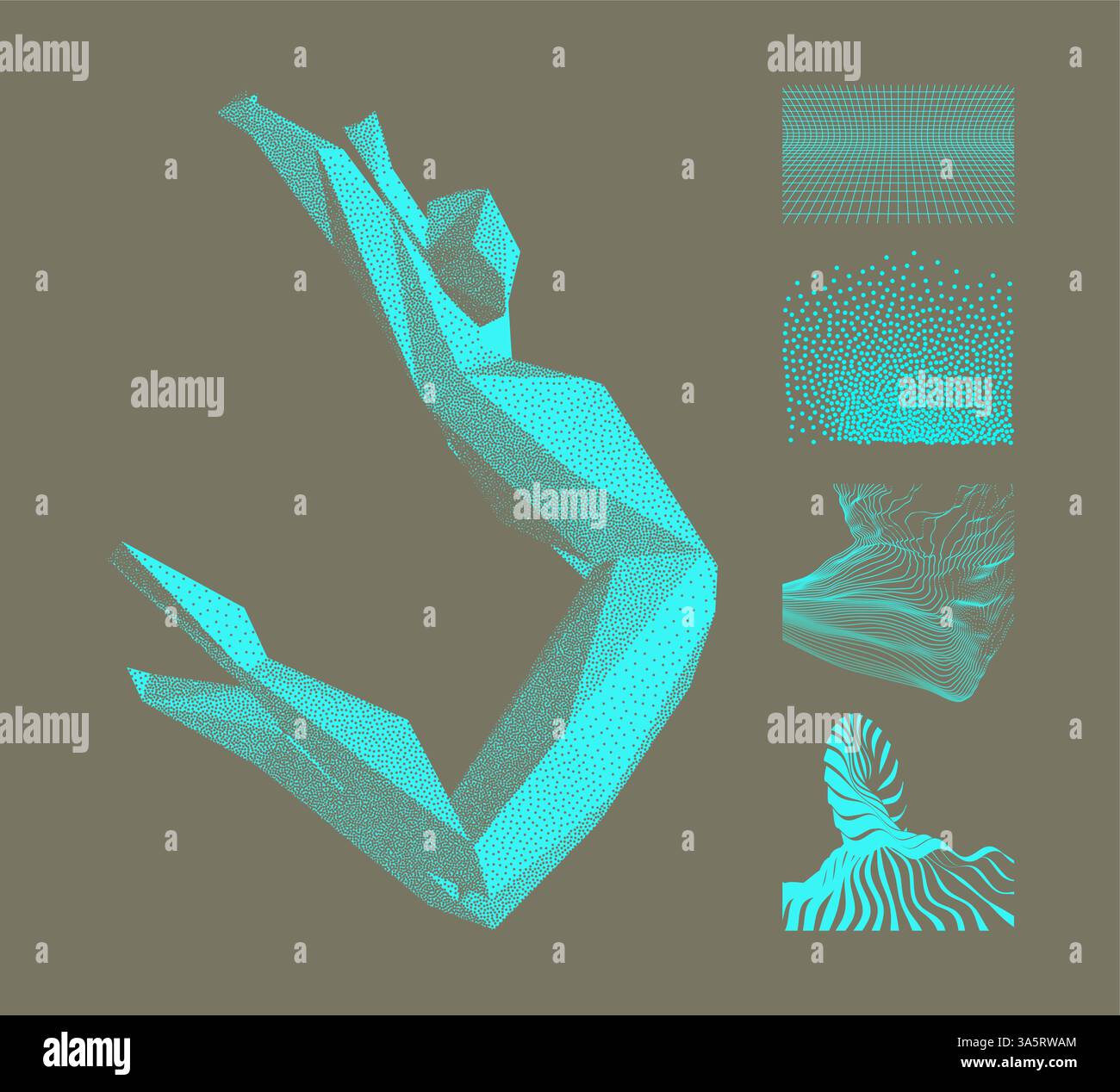 Modelling figure Stock Vector Images - Alamy