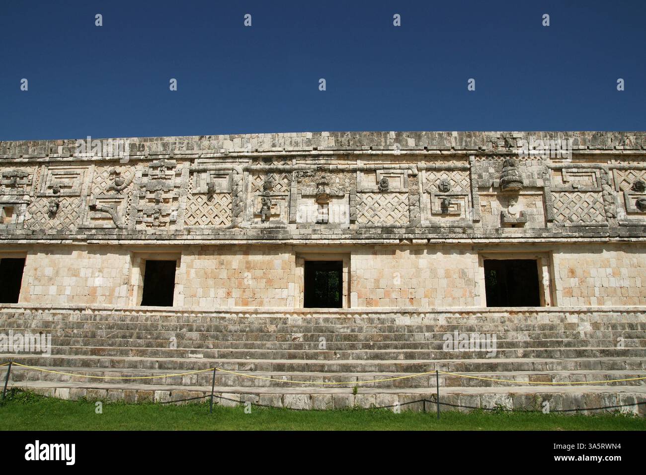 Mexico. Uxmal. The Nunnery Quadrangle. 900-1000. Four palaces on ...