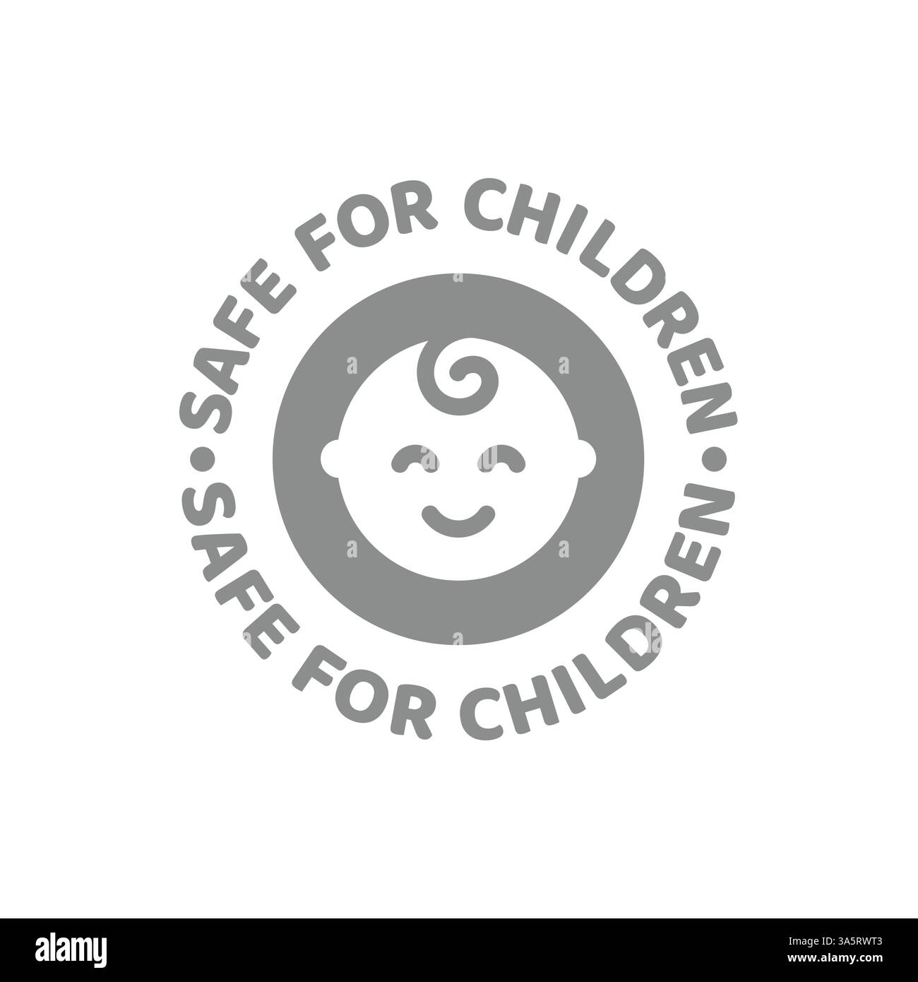 Safe for children product. Suitable, approved for use of children ...