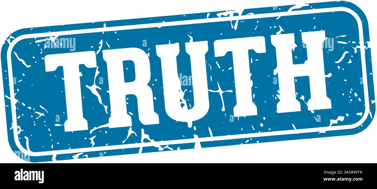 truth stamp. truth rectangular sign isolated on transparent background ...