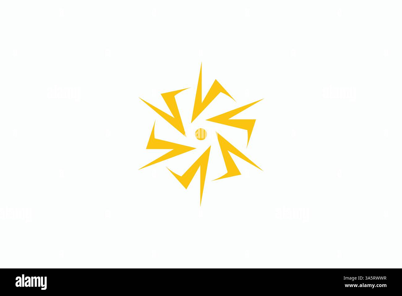 Voltage Logo Letter V Rotate Shape for Business Electrical Industry ...