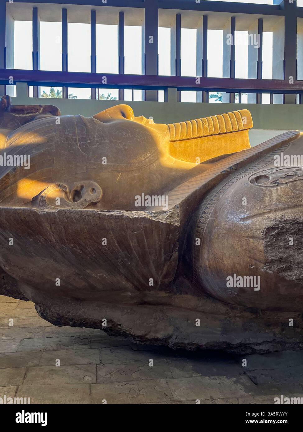 Memphis, Egypt; January 20, 2024: Experience the colossal art of the ...