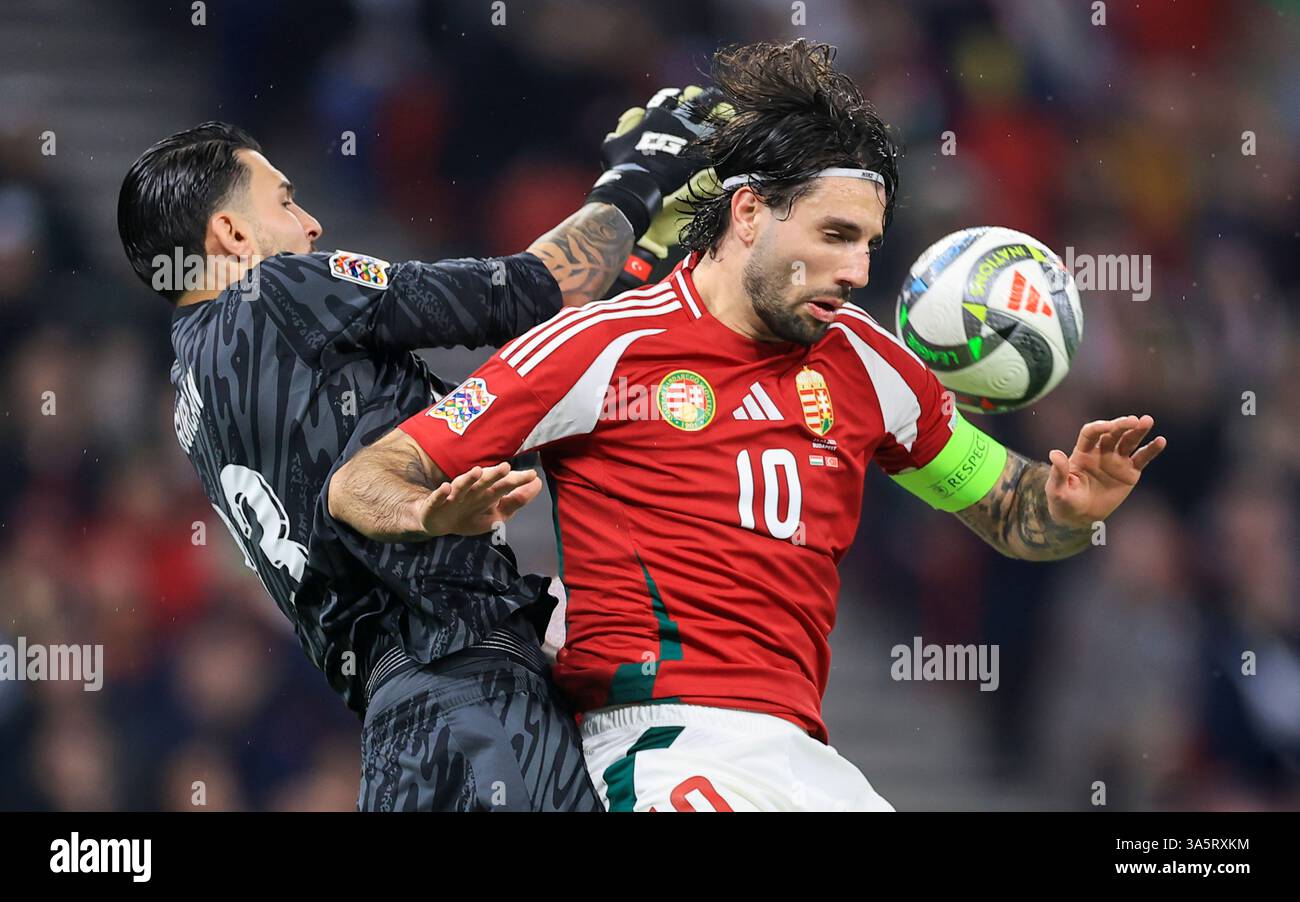 Hungary v Türkiye - UEFA Nations League 2024/25 League A/B Play-offs ...