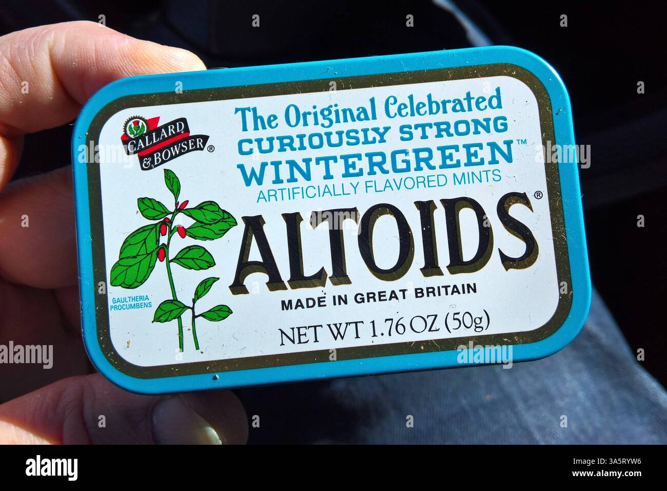 Callard and Bowser, Altoids Wintergreen, alte Bonbon Blechdose. Altoids ...