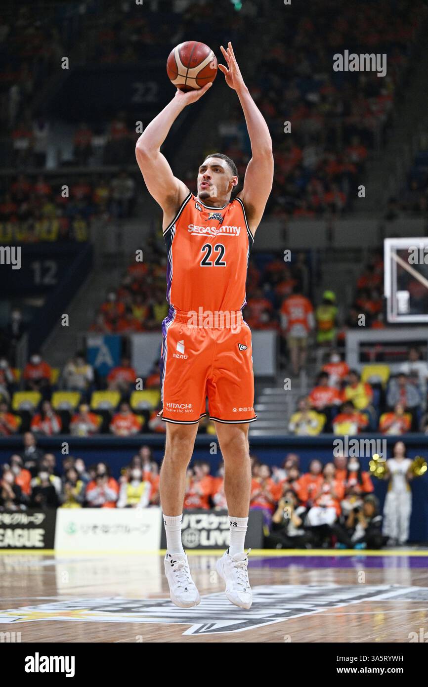 Reid Travis (Sunrockers), MARCH 23, 2025 - Basketball : 2024-25 B ...