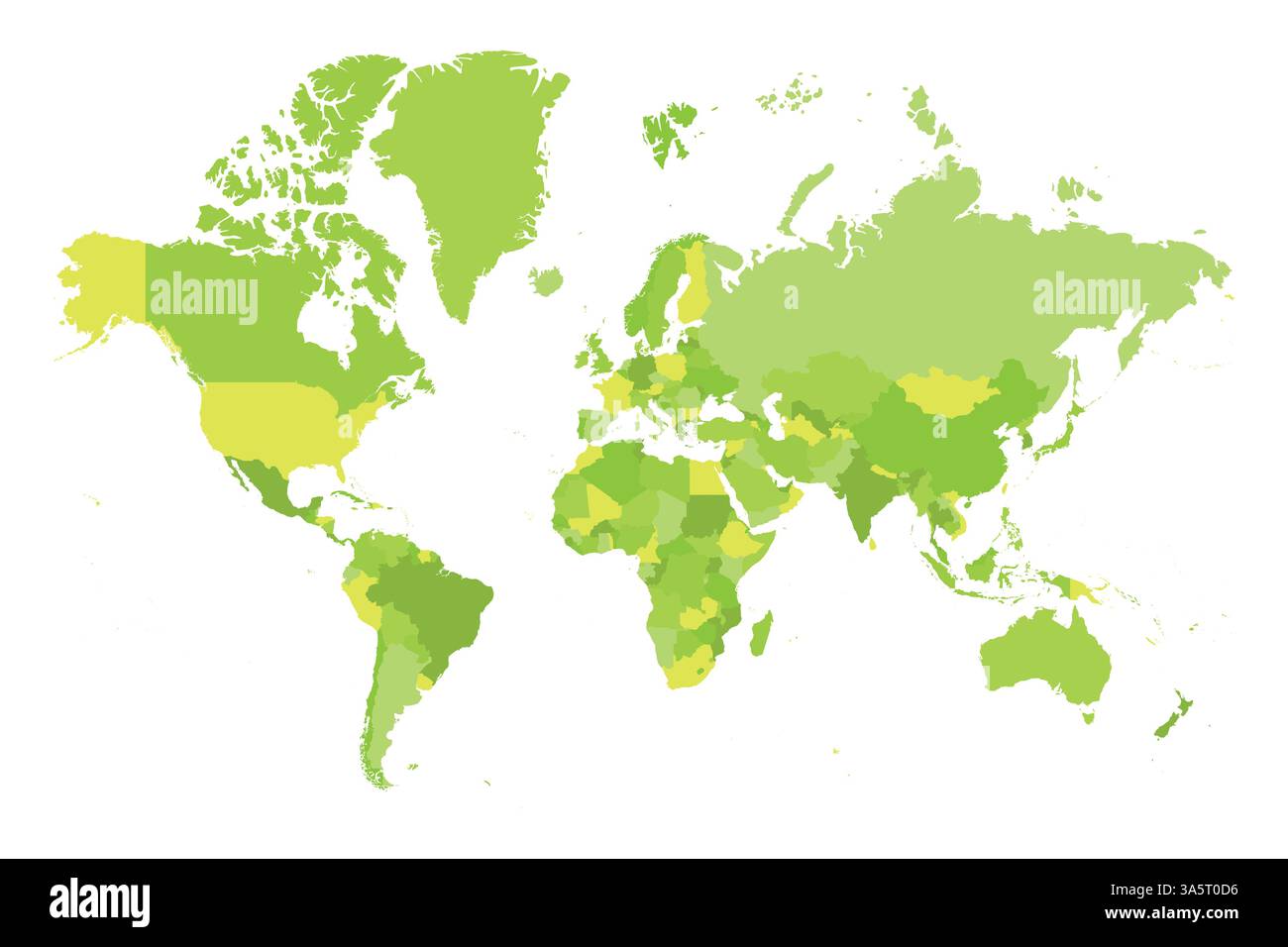 Map of the mercator projection hi-res stock photography and images - Alamy