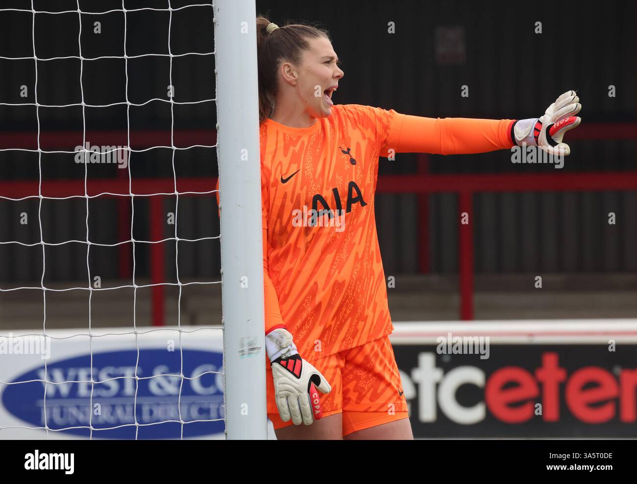 LONDON, ENGLAND - Life Kop of Tottenham Hotspur Women in action during ...