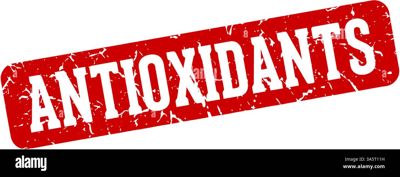 antioxidants stamp. antioxidants rectangular sign isolated on ...