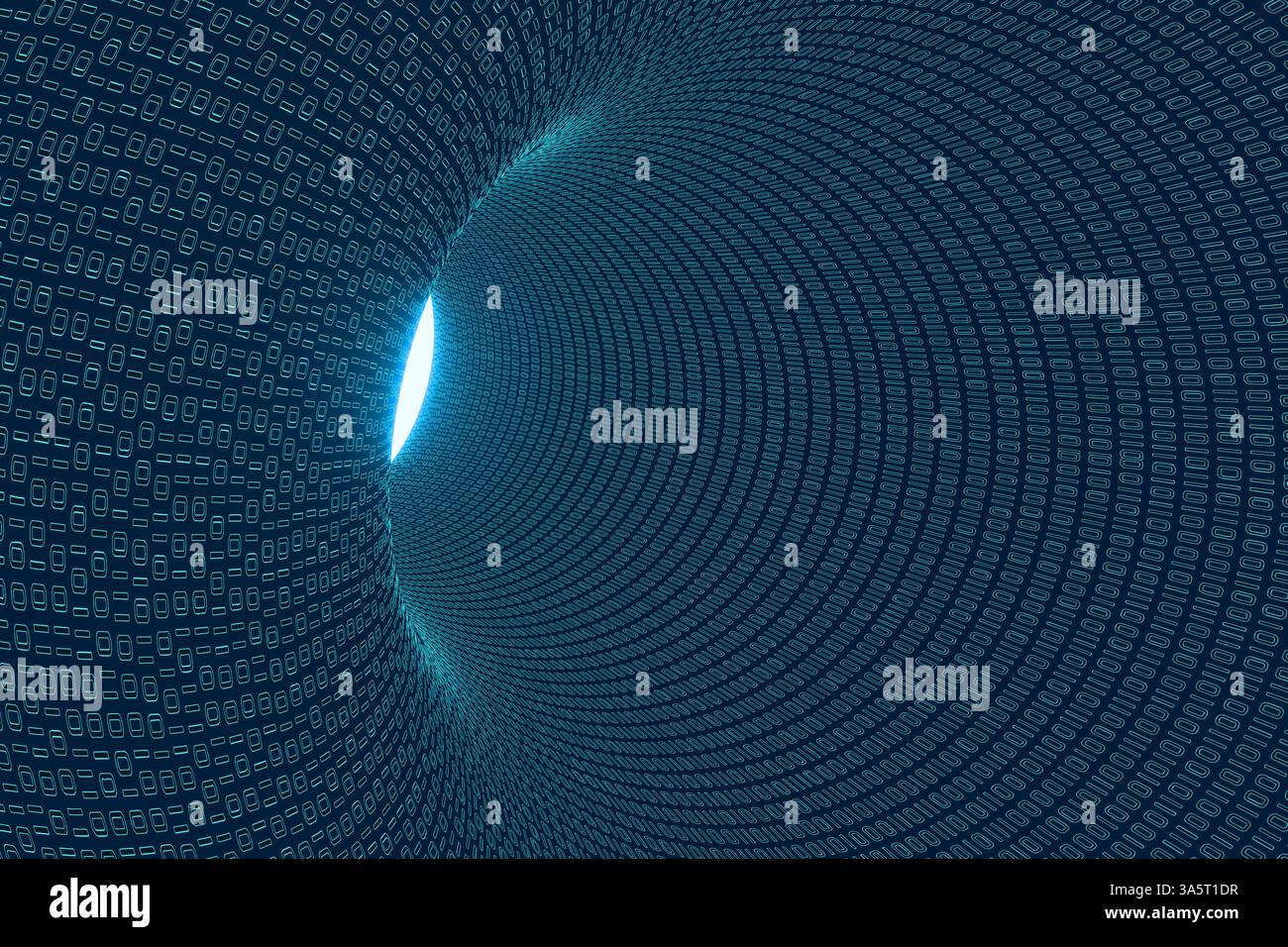 Futuristic green binary code matrix hi-res stock photography and images - Alamy