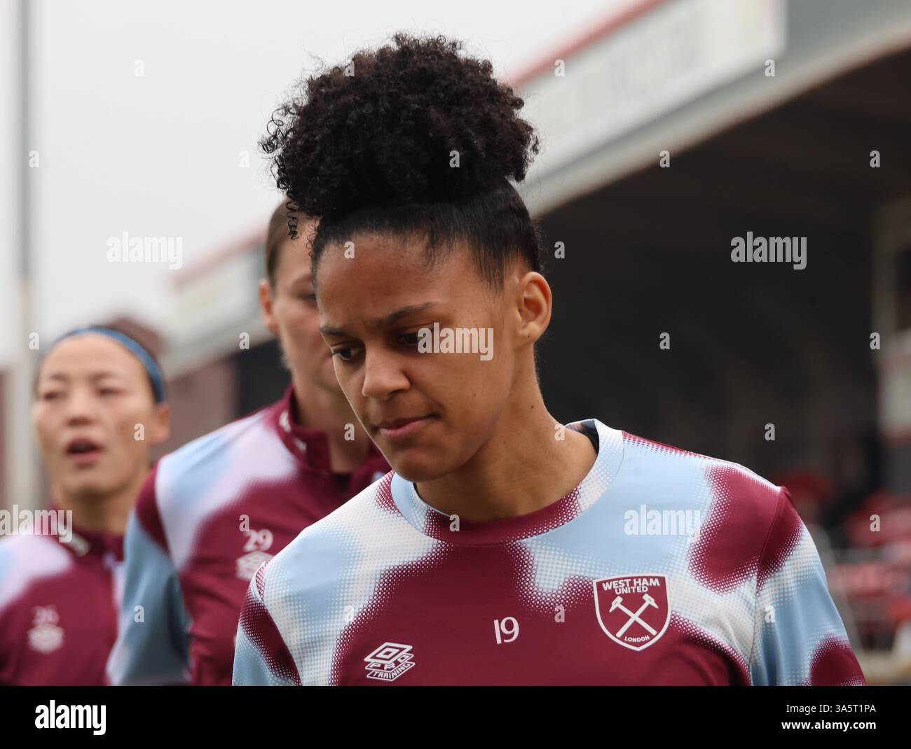 London, UK. 23rd Mar, 2025. LONDON, ENGLAND - Shekiera Martinez of West ...