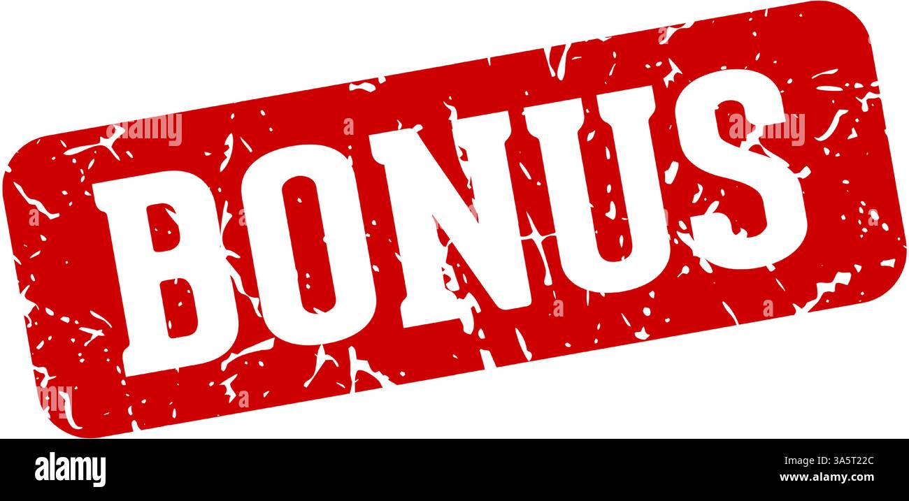 bonus stamp. bonus rectangular sign isolated on transparent background ...