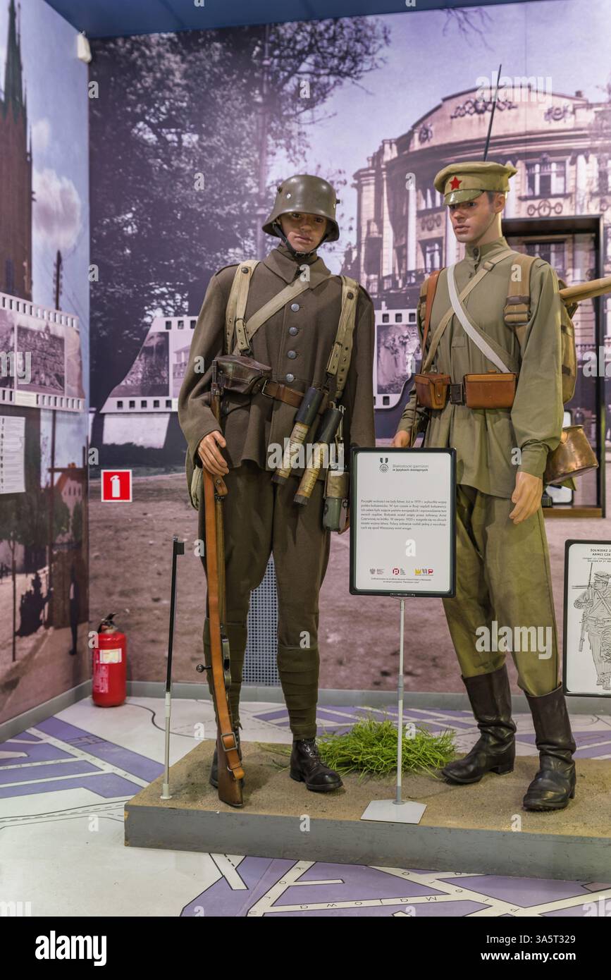 The Two Enemies exhibition at the Army Museum - Bialystok, Poland Stock ...