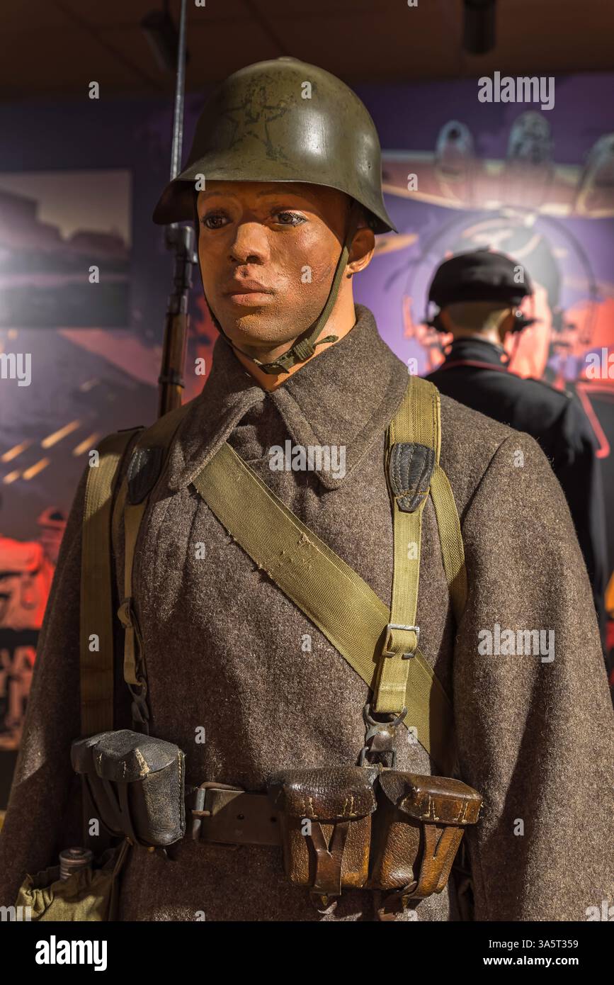 The Two Enemies exhibition at the Army Museum - Bialystok, Poland Stock ...