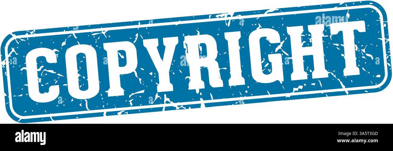 copyright stamp. copyright rectangular sign isolated on transparent ...