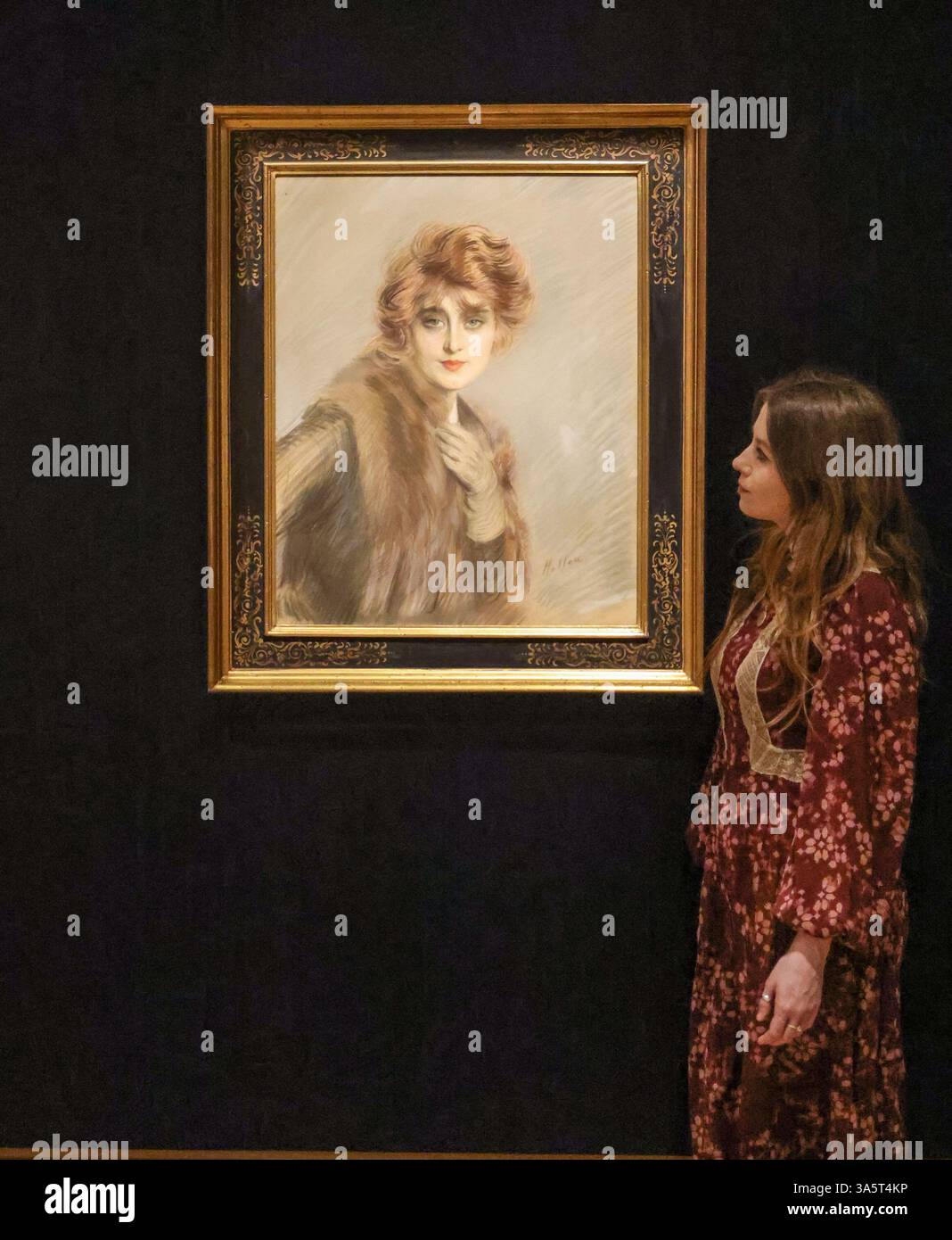 Bonhams London, UK. 24th Mar, 2025. Paul César Helleu (French, 1859 ...