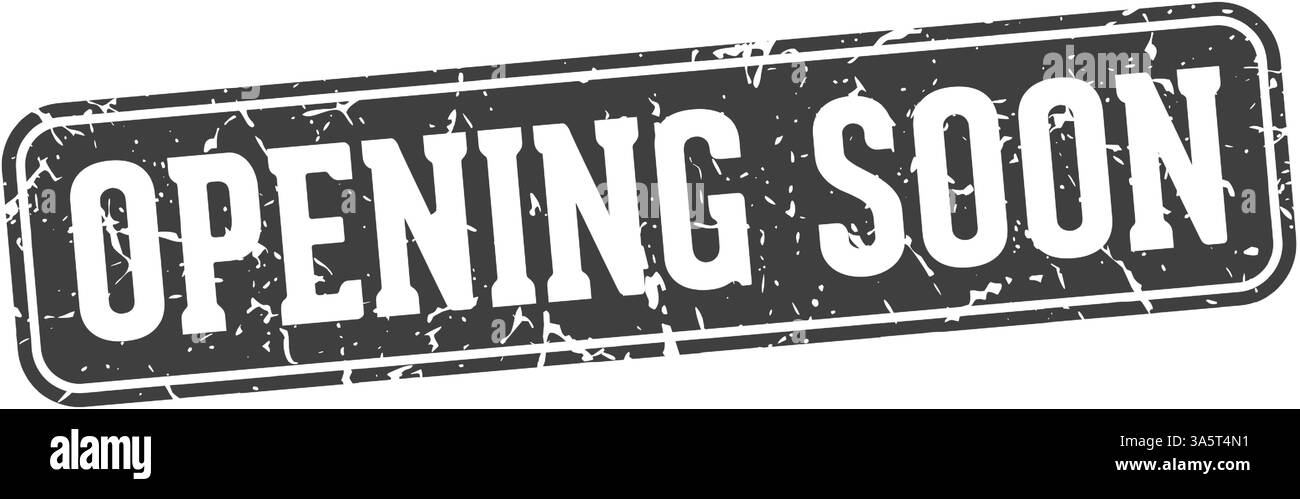 opening soon stamp. opening soon rectangular sign isolated on ...