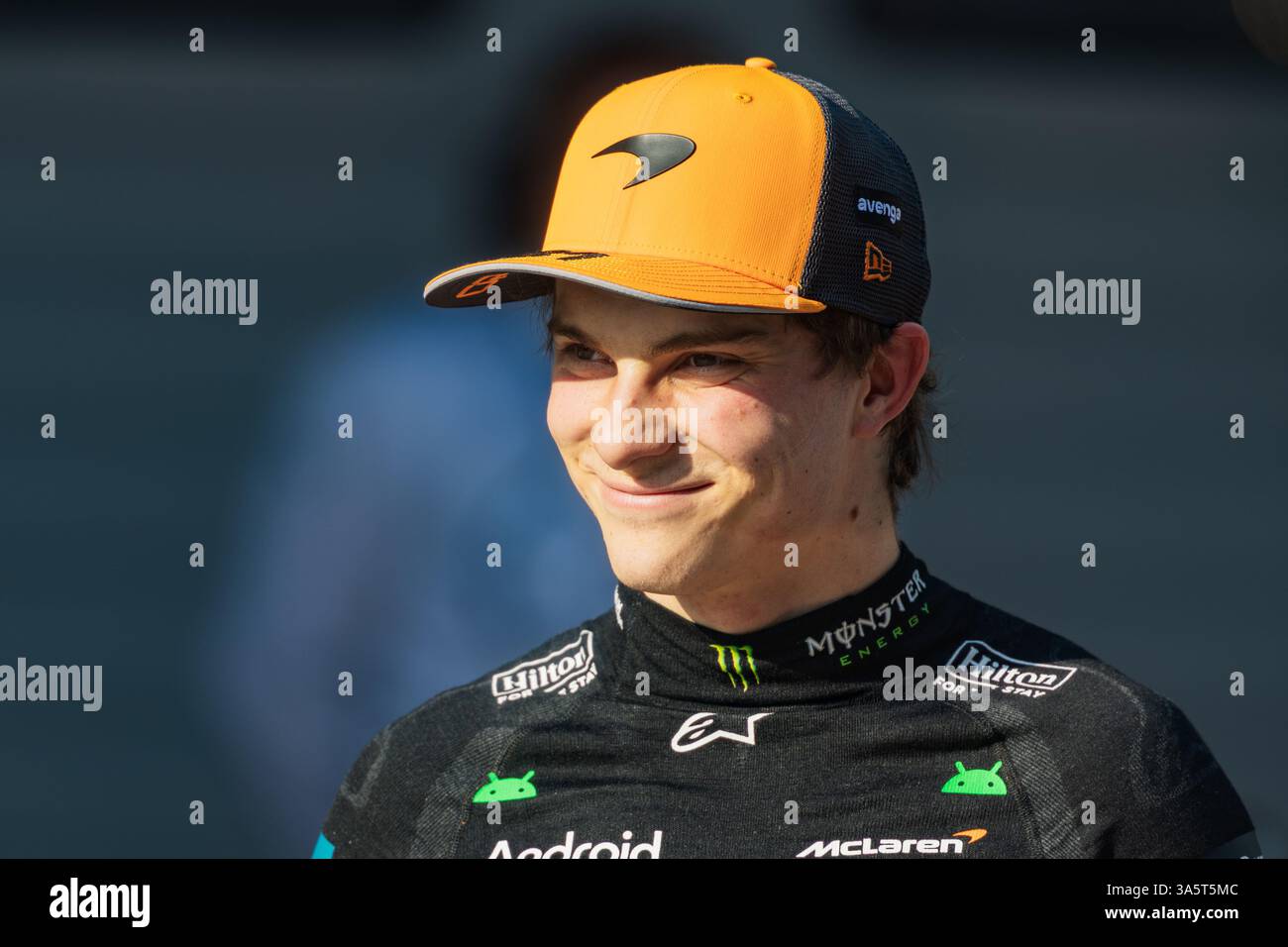 Shanghai, China. 22nd Mar, 2025. Oscar Piastri of Australia and McLaren F1 Team seen during the ...