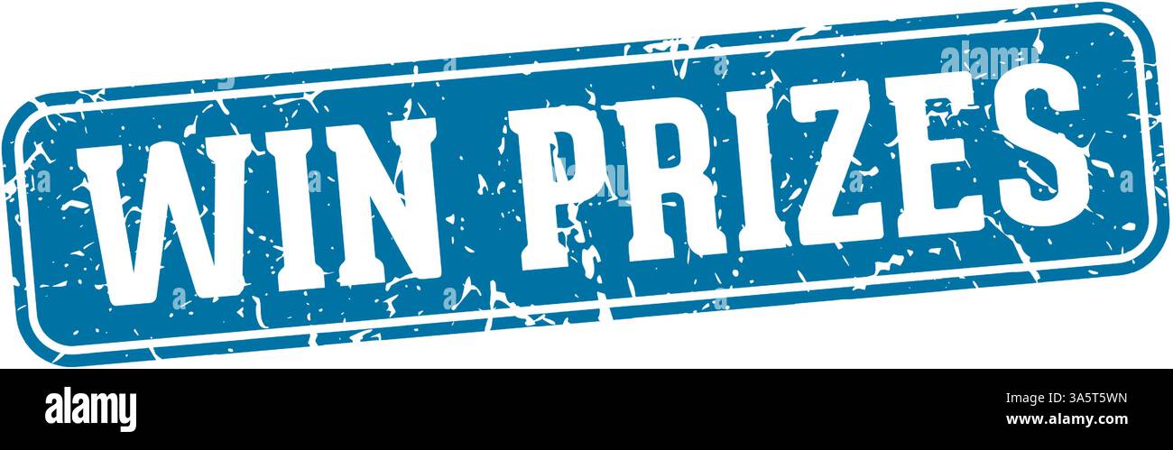 win prizes stamp. win prizes rectangular sign isolated on transparent ...