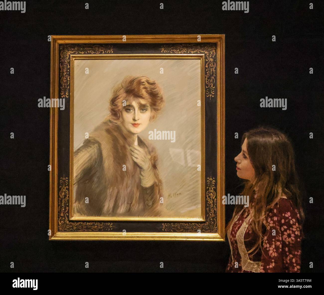 Bonhams London, UK. 24th Mar, 2025. Paul César Helleu (French, 1859 ...