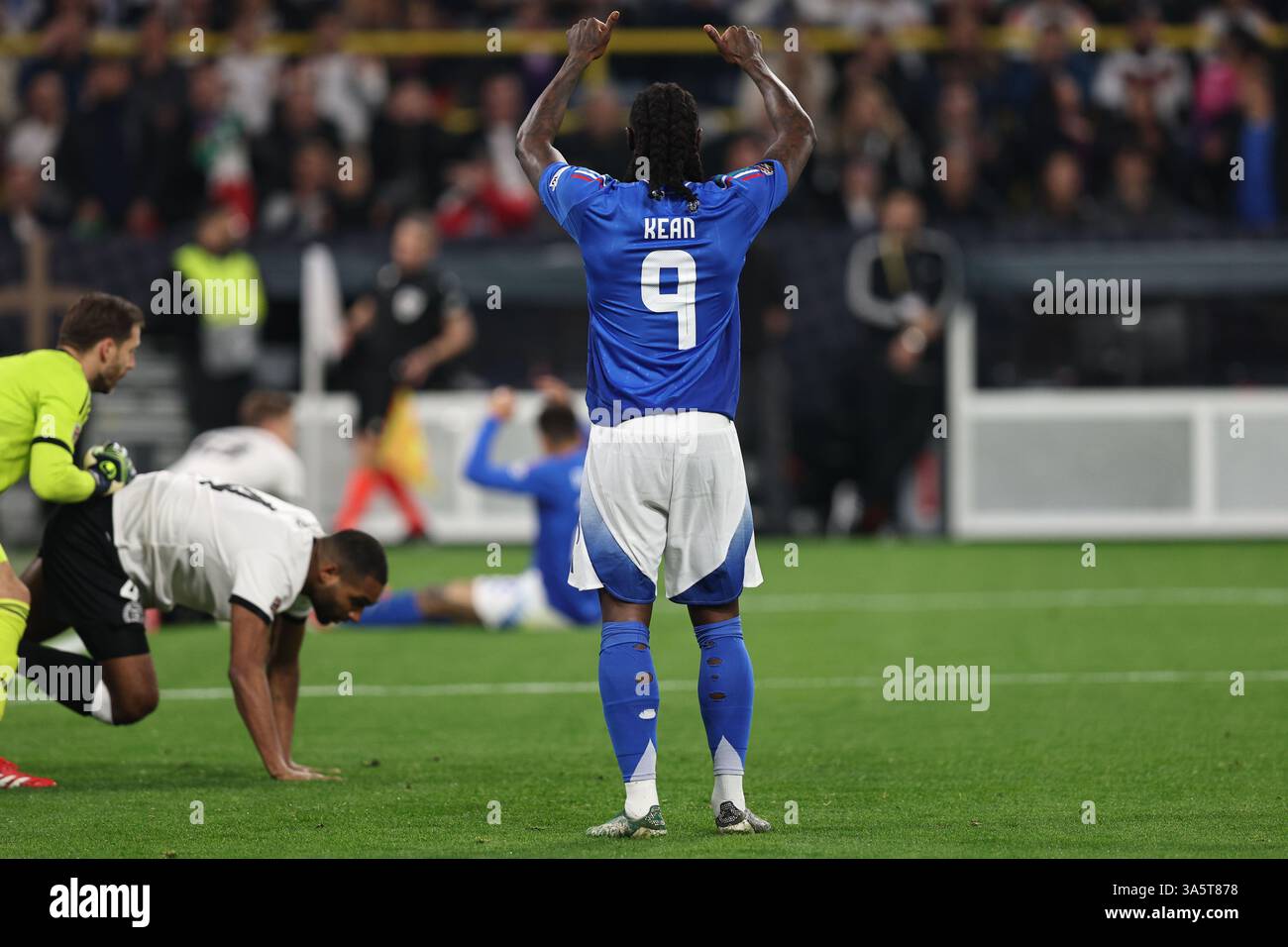Moise Kean (Italy) ; during the Uefa Nations League 2025 match between ...