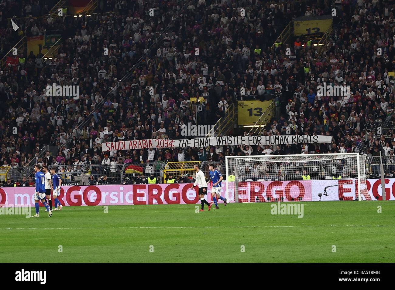 Supporters (Germany) ; during the Uefa Nations League 2025 match ...