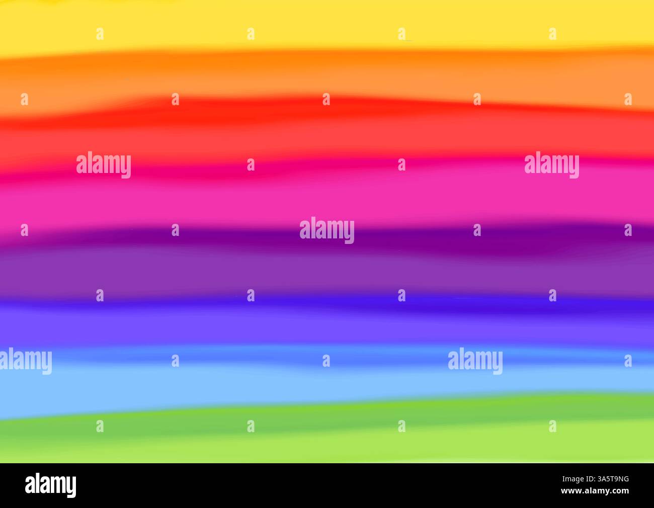Hand painted rainbow coloured watercolour striped background design ...