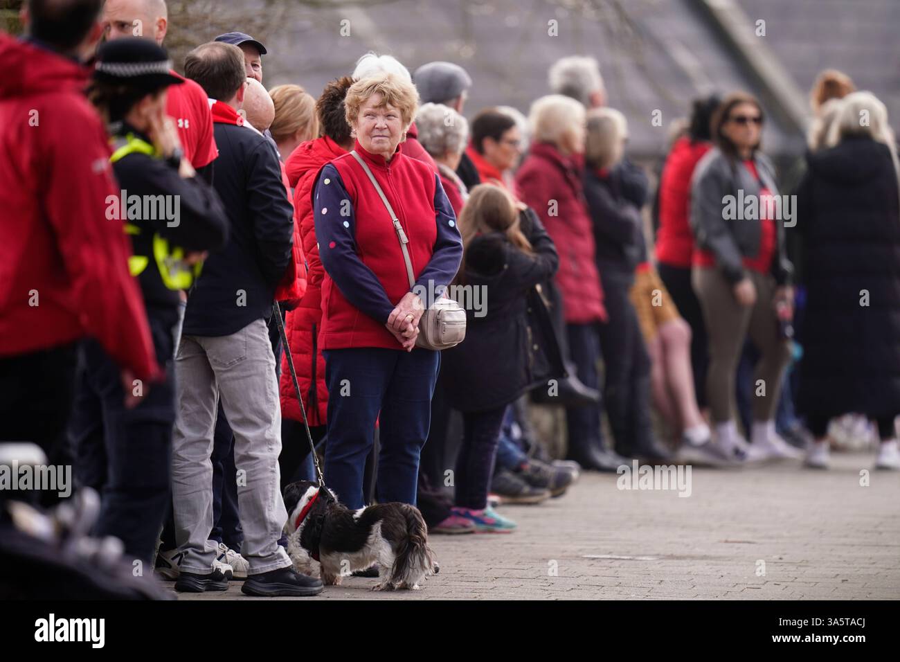 Mourners line the streets ahead of the funeral for 10-year-old Poppy ...