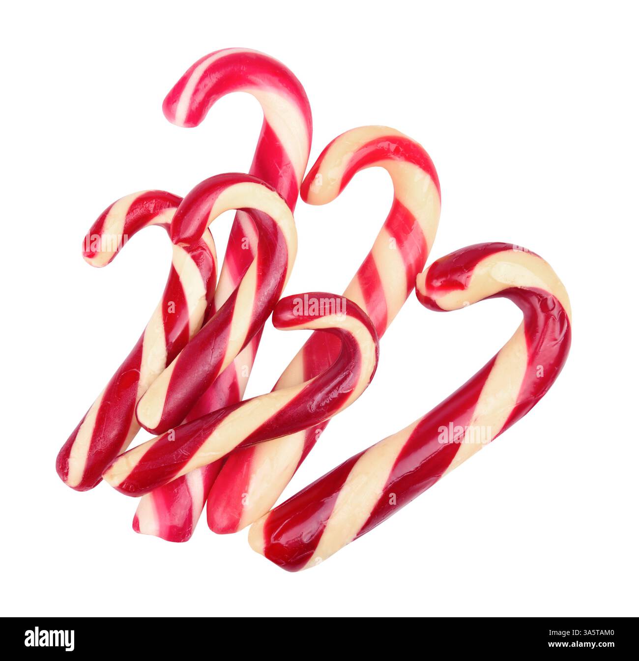 Candy canes set set Cut Out Stock Images & Pictures - Alamy