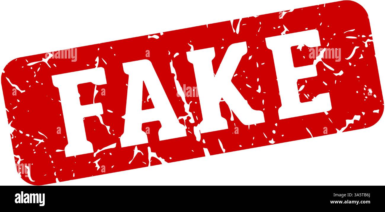 fake stamp. fake rectangular sign isolated on transparent background ...