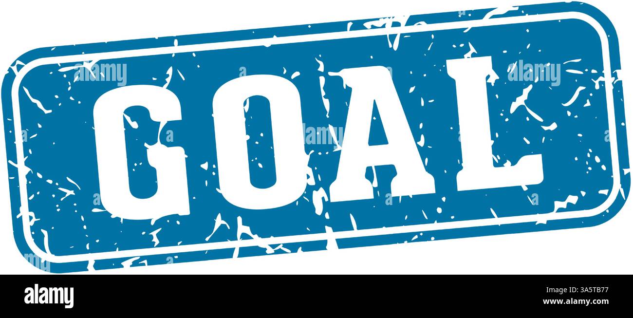 goal stamp. goal rectangular sign isolated on transparent background ...