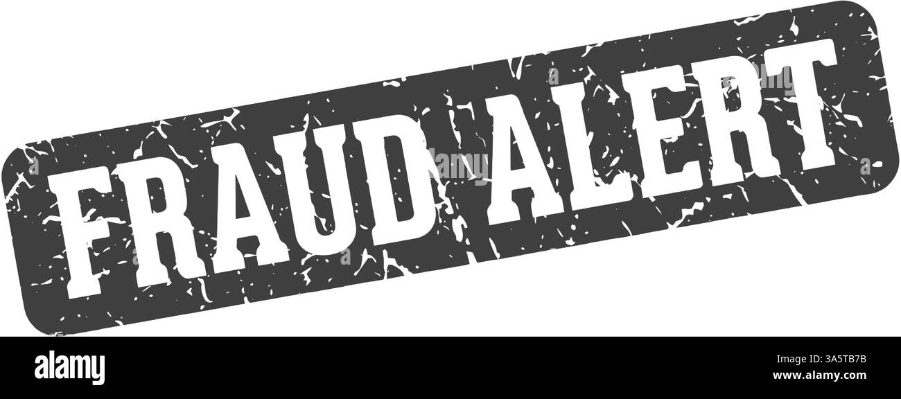 fraud alert stamp. fraud alert rectangular sign isolated on transparent ...