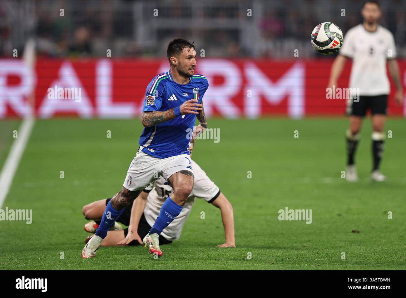 Matteo Politano (Italy)Nico Schlotterbeck (Germany) ; during the Uefa ...