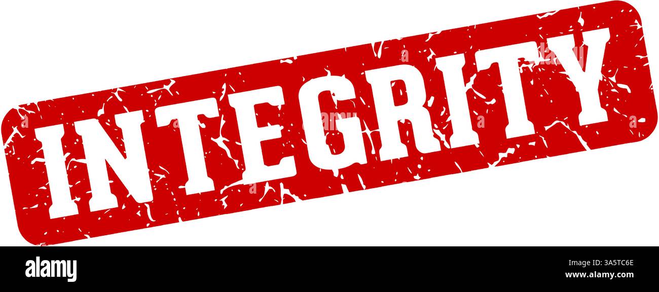 integrity stamp. integrity rectangular sign isolated on transparent ...