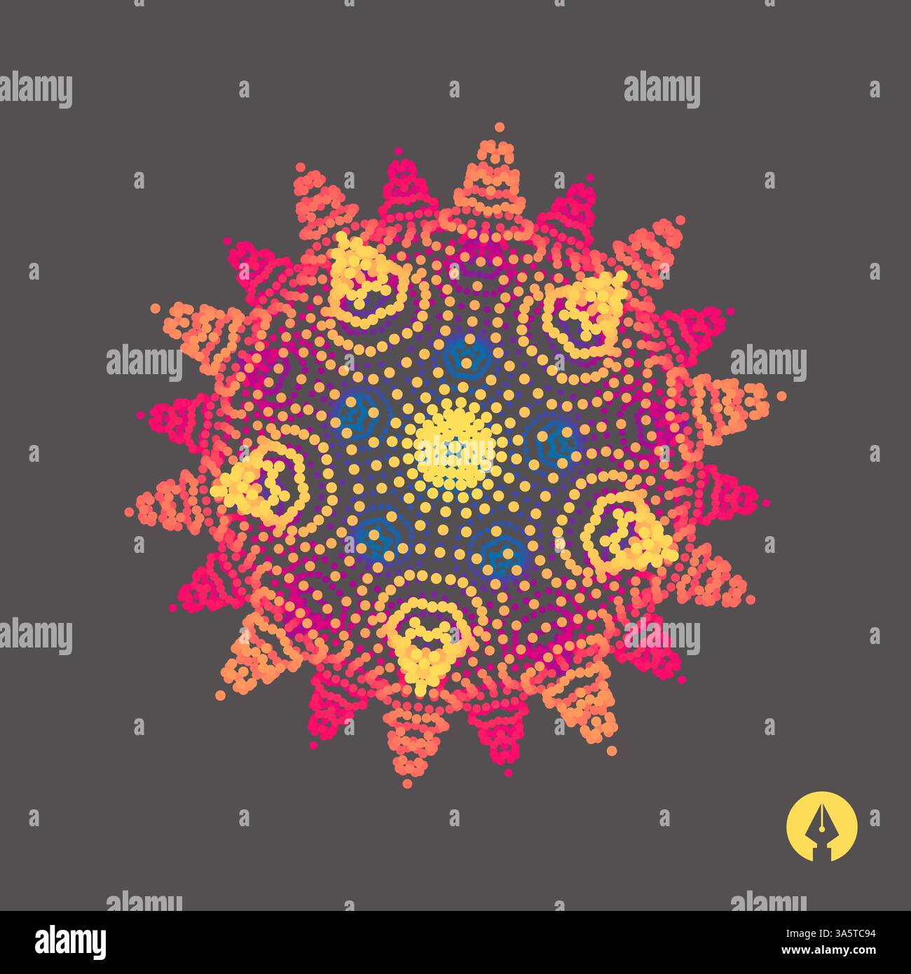 Sphere. Connection structure. Vector illustration Stock Vector Image ...