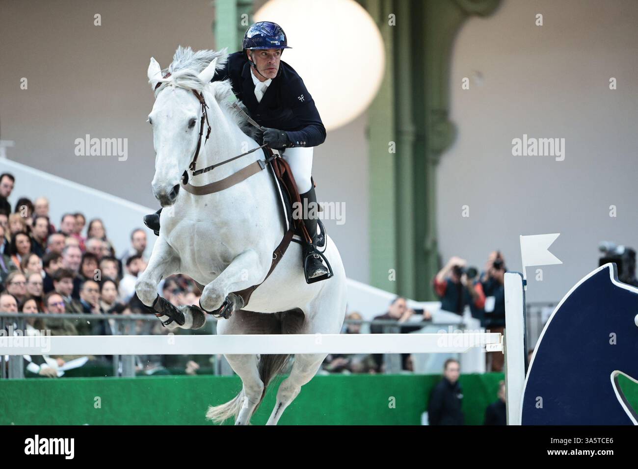 Gregory COTTARD of France with Cocaine du val during the Grand Prix ...