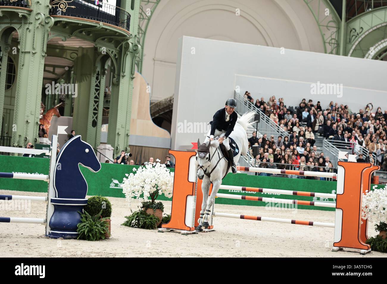 Philippe ROZIER of France with Le coultre de muze during the Grand Prix ...