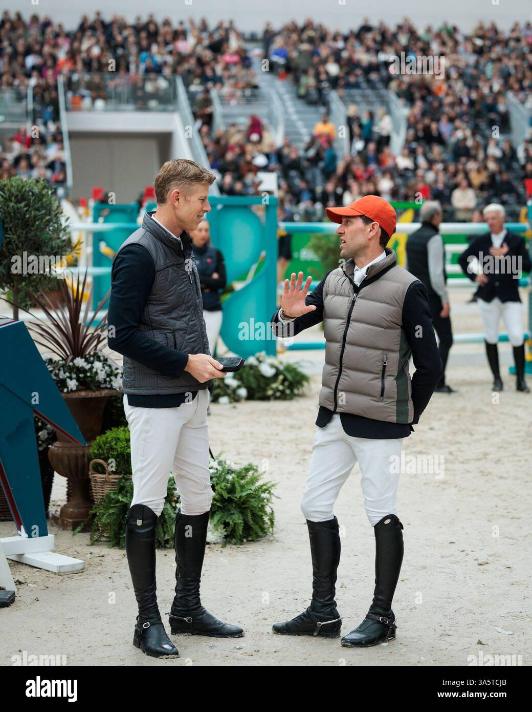 Simon DELESTRE of France during the course walk before the Grand Prix ...