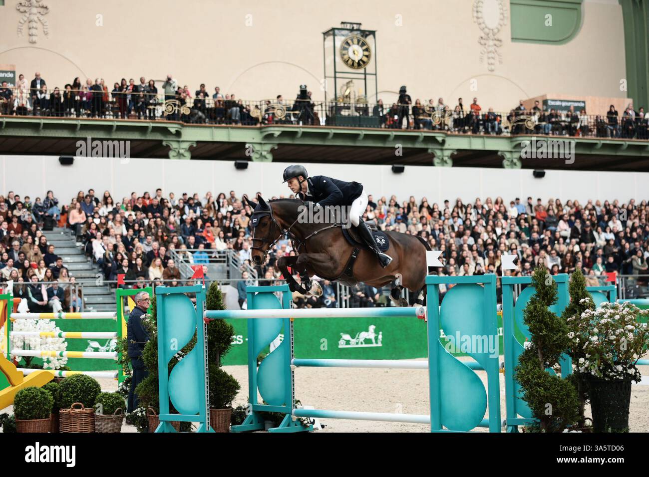 Paris, France. 23rd Mar, 2025. Max KÜHNER of Austria with Eic julius ...