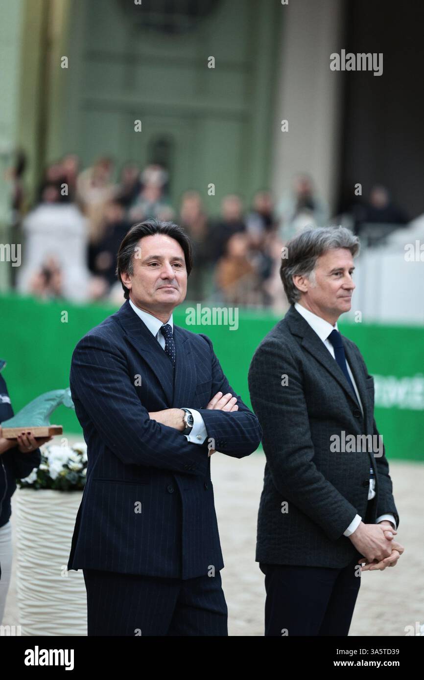 Paris, France. 23rd Mar, 2025. Axel Dumas, Hermes CEO during the prize ...