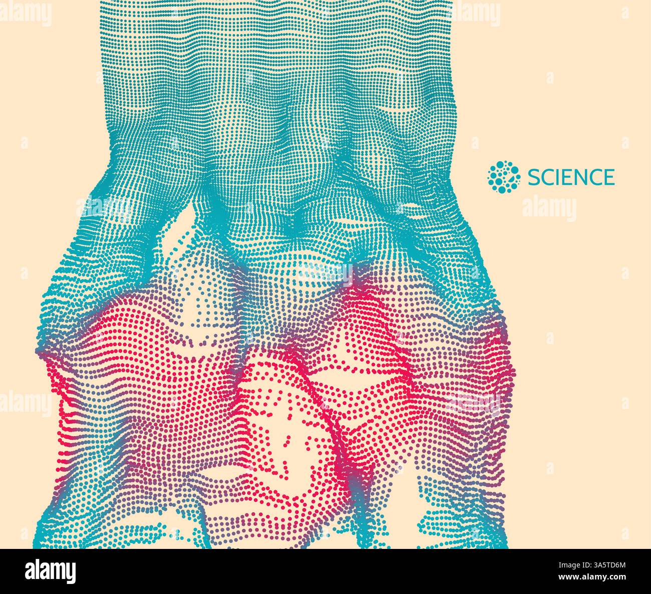 Abstract Science or Technology Background. Graphic Design. Motion ...