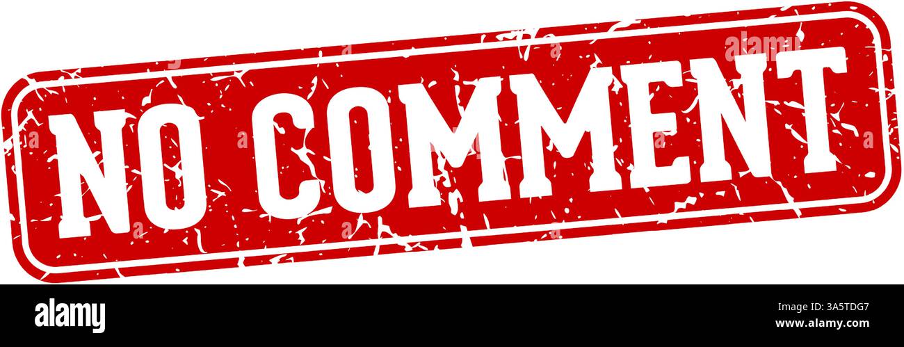 no comment stamp. no comment rectangular sign isolated on transparent ...