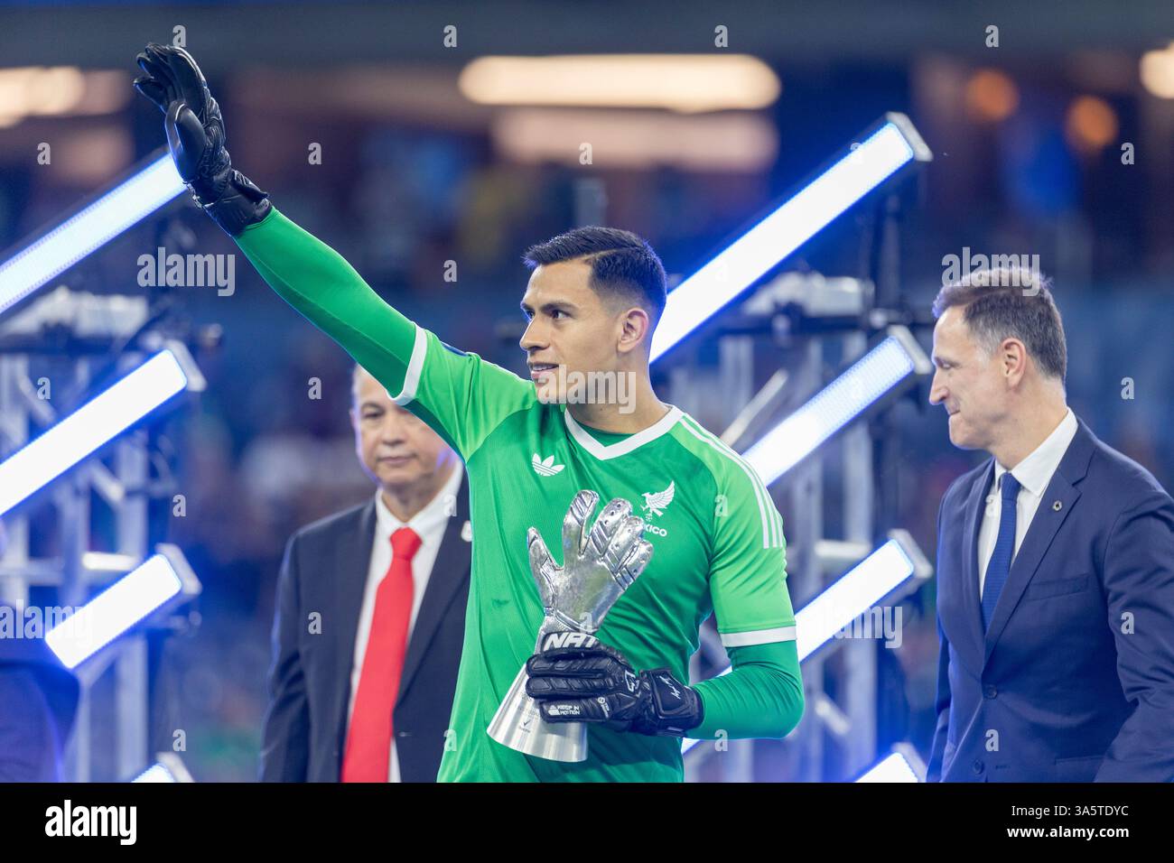 Mexico goalkeeper Ángel Malagón #1 celebrates with his best goalkeeper ...