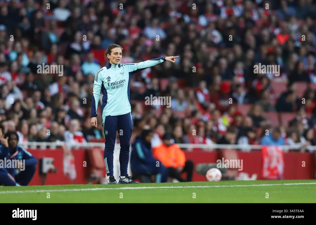 Arsenal Manager Renée Sleggers during the Barclays FA Women's Super ...